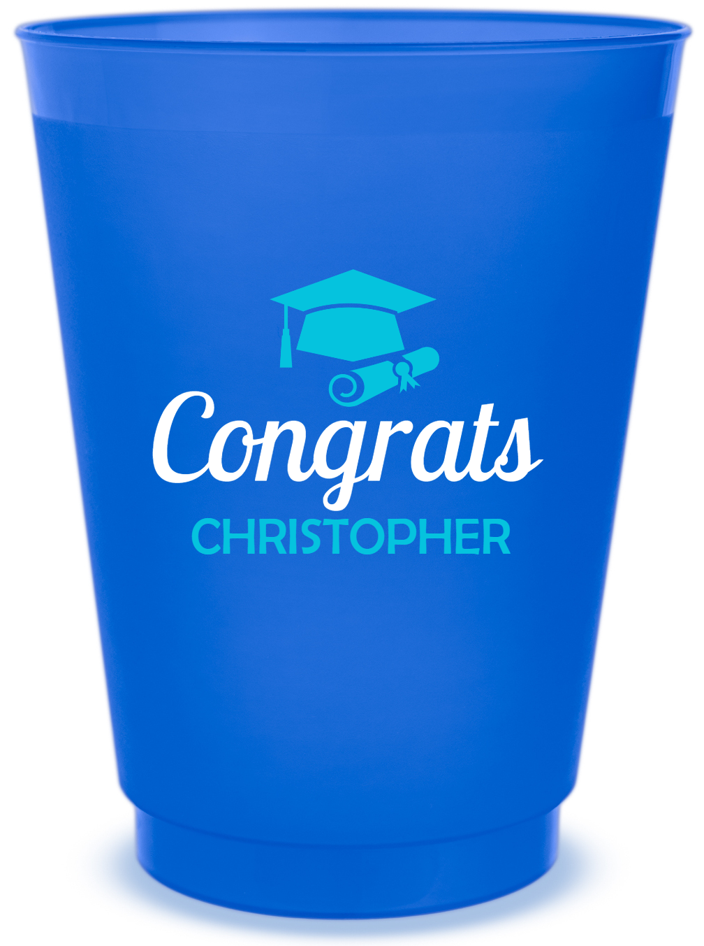 Custom Future Is In My Power Graduation Frosted Stadium Cups | Custom ...