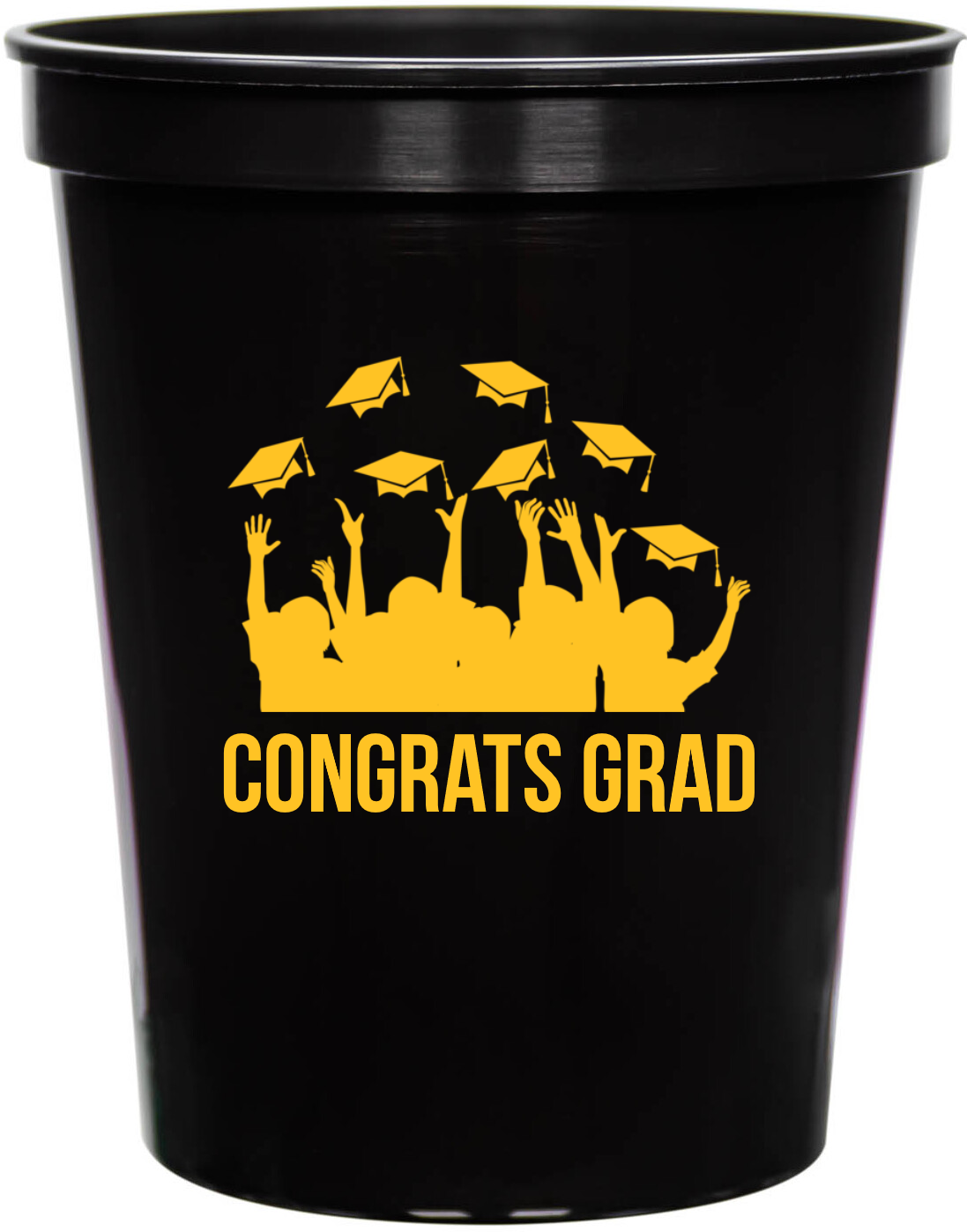 Personalized Dream Big Graduation Stadium Cups - 24HourWristbands.Com