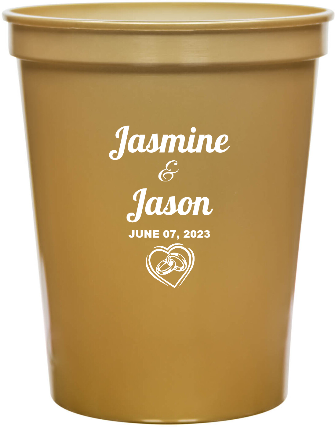 Personalized Keep Calm We’re Engaged Stadium Cups | Custom Cups ...