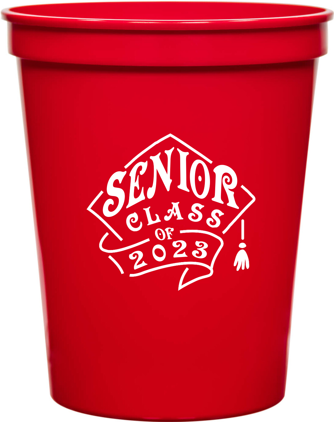 Personalized Senior Class Graduation Stadium Cups - 24HourWristbands.Com