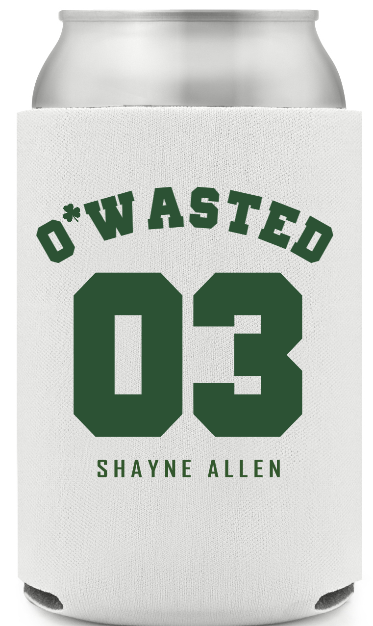 Wasted Squad St. Patrick’s Full Color Can Coolers | St. Patrick's Day ...