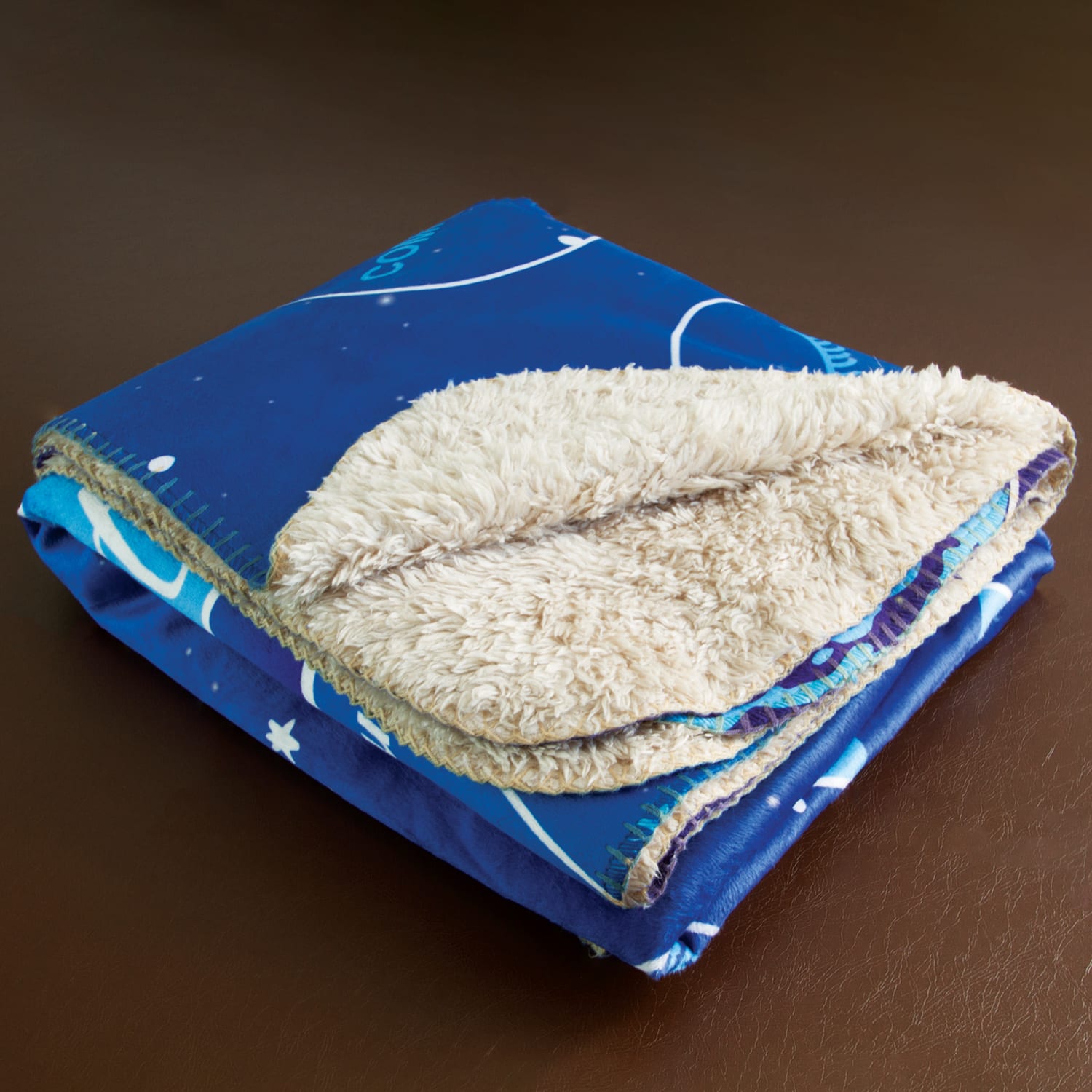 Full Color Sublimated Sherpa Lined Micro Mink Throws - 50 X 60 Inch ...