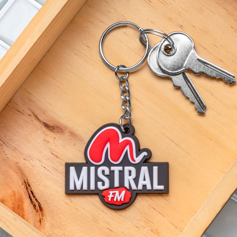 Custom Shaped PVC Keychains | Custom Keychains - 24HourWristbands.Com