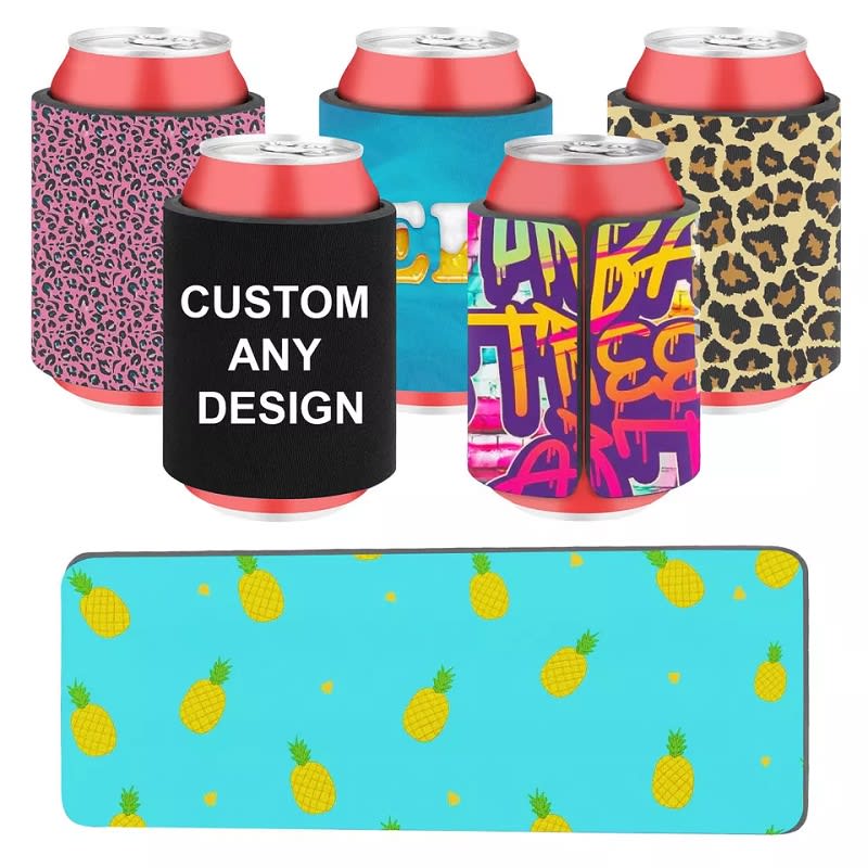 Full Color Slap Wrap Can Sleeves | Custom Coolies - 24HourWristbands.Com