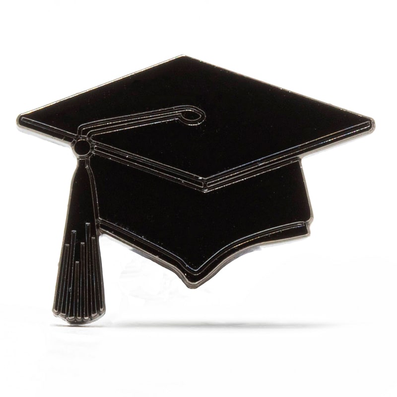 Graduation Cap Stock Lapel Pins | Academic Lapel Pins ...