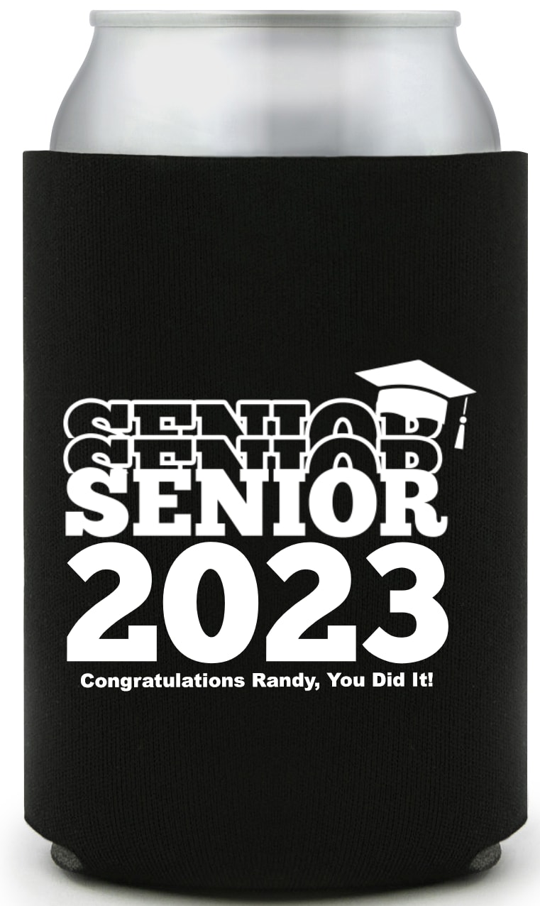 Personalized Senior Graduation Full Color Can Coolers | Graduation Can ...