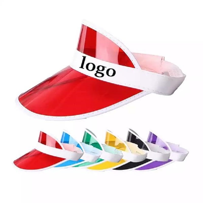 Plastic Sun Visor Caps | Custom Visors - 24HourWristbands.Com