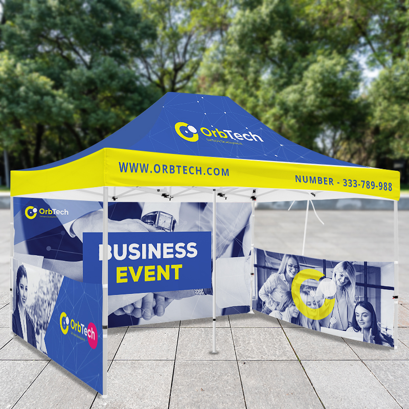 10ft X 20ft Full Color Pop Up Canopy Tents | Custom Tents ...