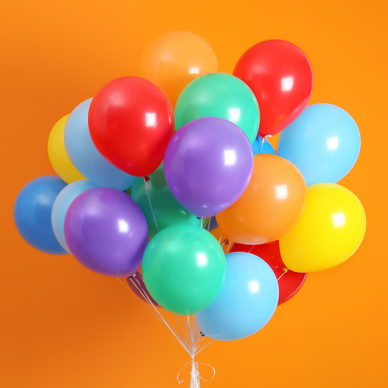 Assorted LGBTQ Pride Rainbow Latex Balloons - 100pc Pack | LGBTQ ...