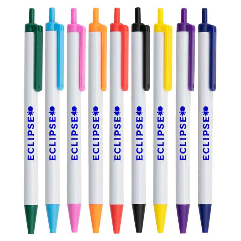 Custom Pens Printed Promotional Business Logo - 24HourWristbands.Com