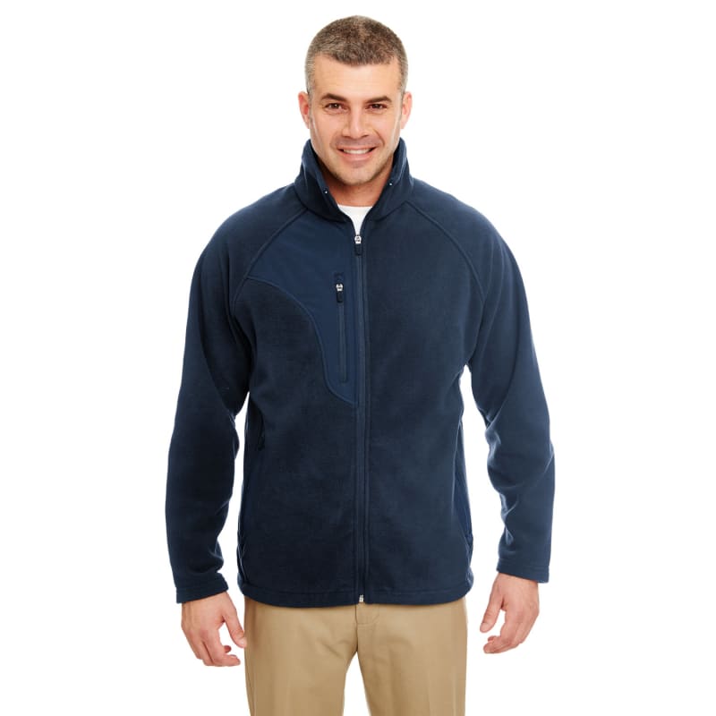 UltraClub Men's Microfleece Full-Zip Jacket | Polar Fleece ...