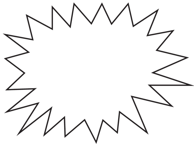 Star Burst Yard Signs | Custom Shaped Yard Signs - 24HourWristbands.Com