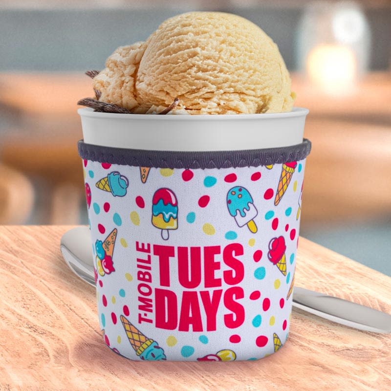 Full Color Neoprene Ice Cream Pint Sleeves | Drinkware ...