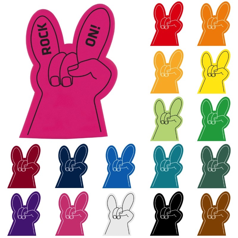 Custom Foam Hands and Foam Fingers for Events - 24HourWristbands.Com