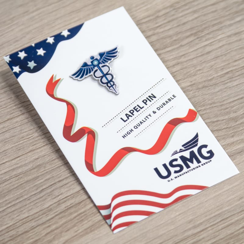 Nursing Caduceus Stock Lapel Pins | Medical And Nursing Lapel Pins ...