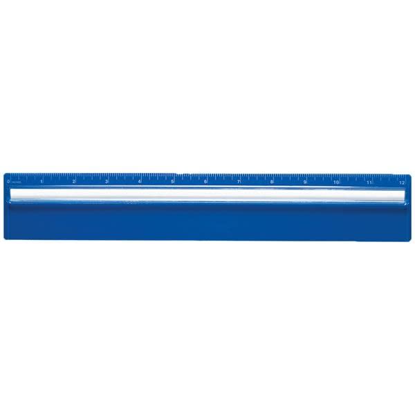 Plastic Ruler With Magnifying Glass 12" | Rulers - 24HourWristbands.Com