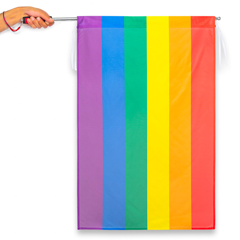 Custom LGBTQ Pride Flags | LGBTQ - 24HourWristbands.Com