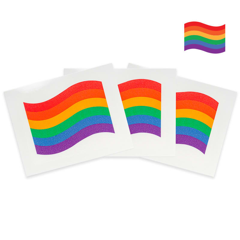 Custom LGBTQ Pride Temporary Tattoos | LGBTQ - 24HourWristbands.Com