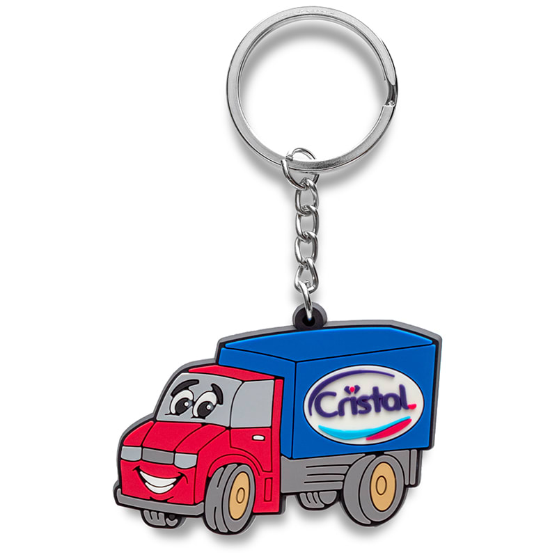 Custom Shaped PVC Keychains | Custom Keychains - 24HourWristbands.Com