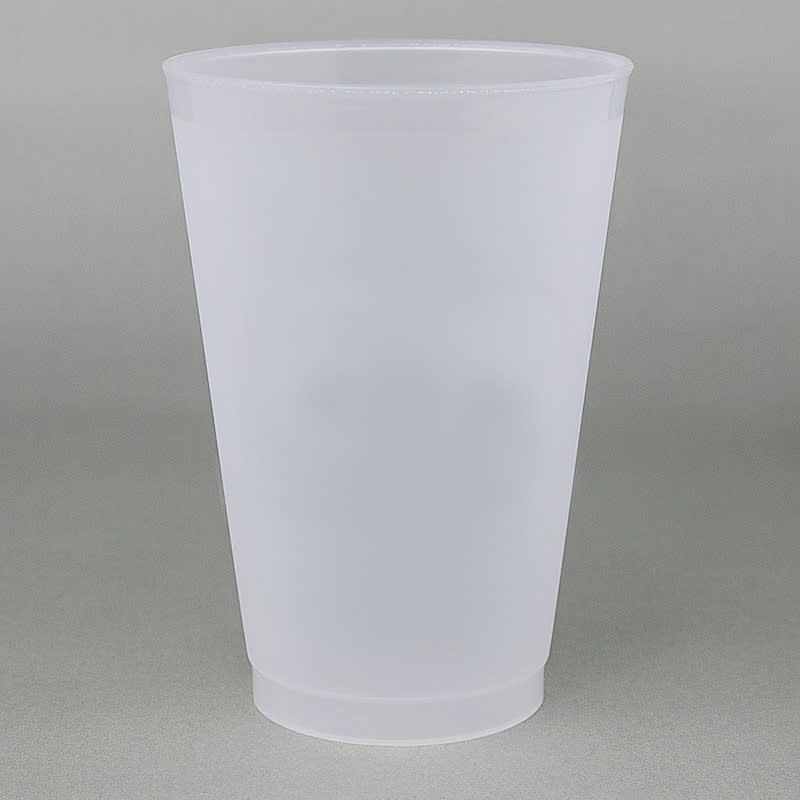 Blank 20oz Frosted Stadium Cups | Custom Event Decor - 24HourWristbands.Com