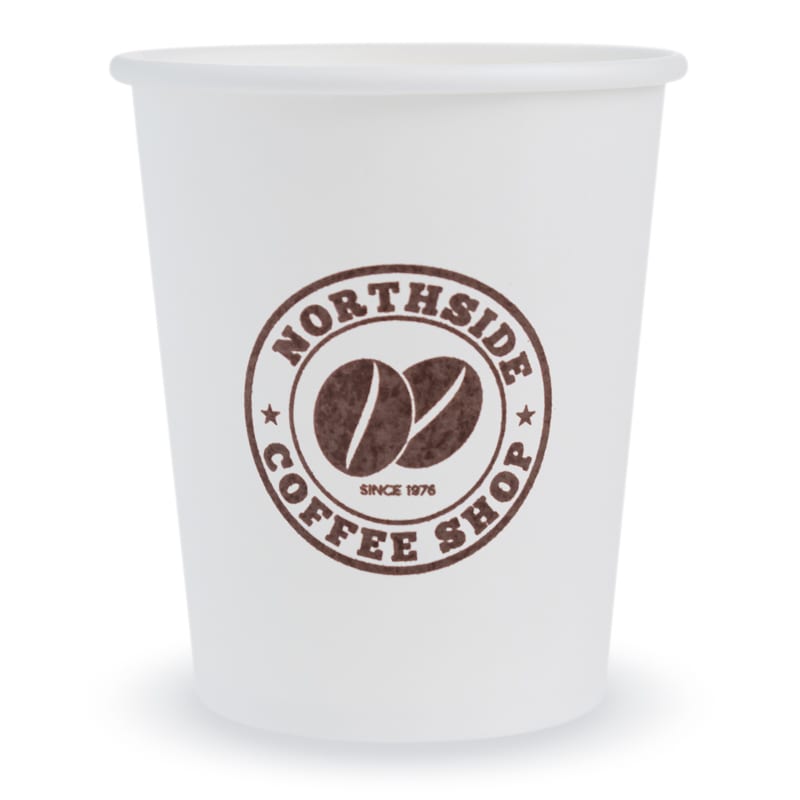 Custom 8 Oz. Paper Hot Cups | Paper Cups - 24HourWristbands.Com