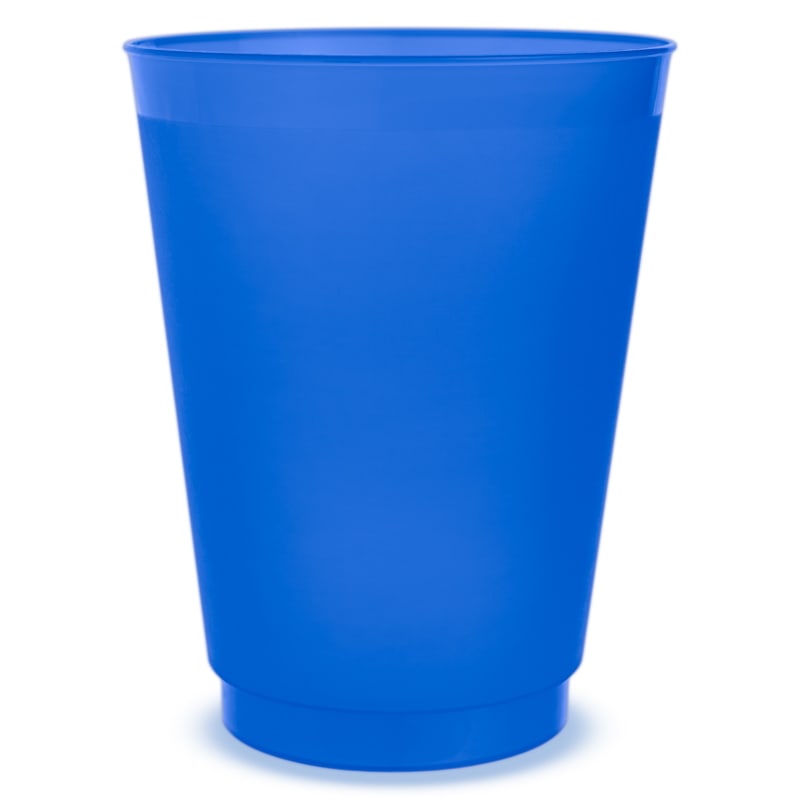 Blank 16oz Frosted Stadium Cups | Custom Event Decor - 24HourWristbands.Com