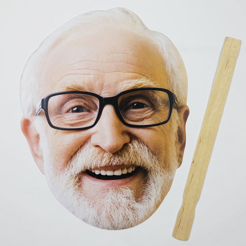 Face Cutout Hand Fans | Hand Fans - 24HourWristbands.Com