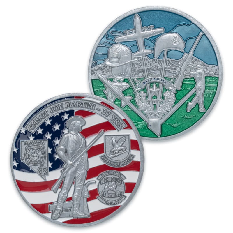 Custom Soft Enamel Challenge Coins | Custom Challenge Coins ...