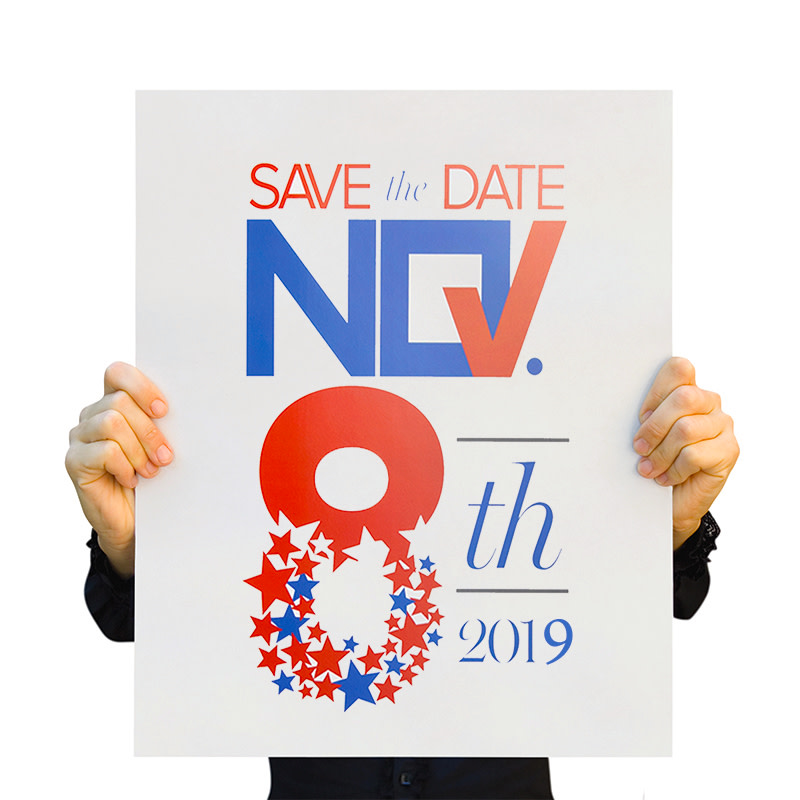 Hand Held Rally Political Election Campaign Signs | Custom Yard Signs