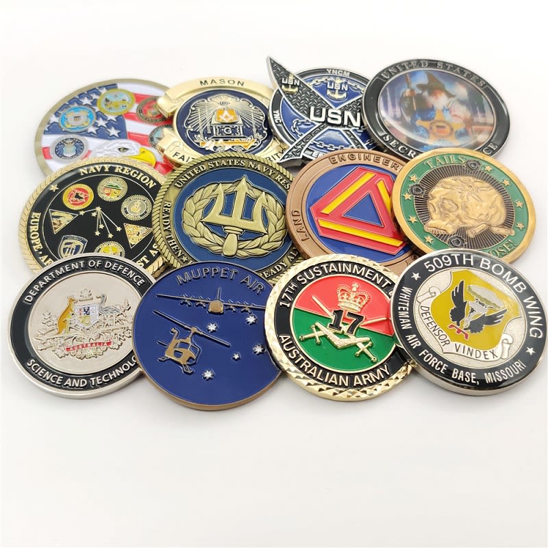 Custom Hard Enamel Challenge Coins | Custom Challenge Coins ...