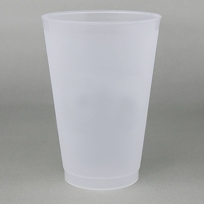 Blank 20oz Frosted Stadium Cups | Blank Stadium Cups - 24HourWristbands.Com