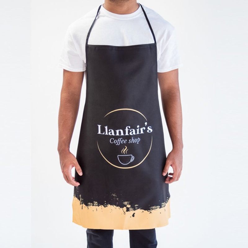 Full Color Sublimated Adult Aprons | Custom Aprons - 24HourWristbands.Com