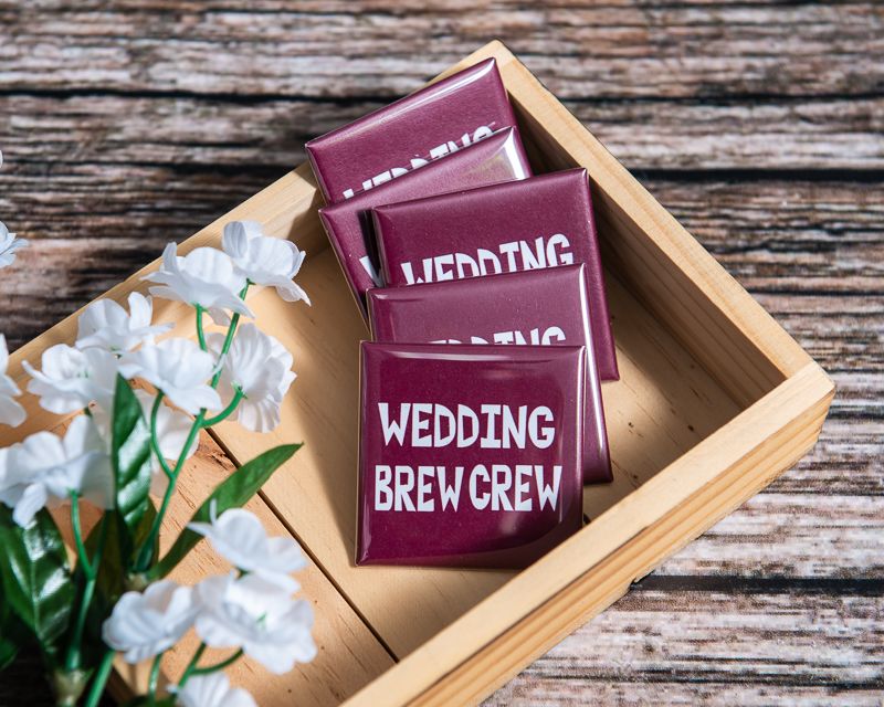 2 X 2 Inch Square Custom Buttons | Custom Buttons - 24HourWristbands.Com