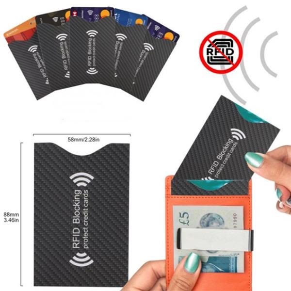 RFID Blocking Carbon Fiber Card Sleeves | Business Cards ...