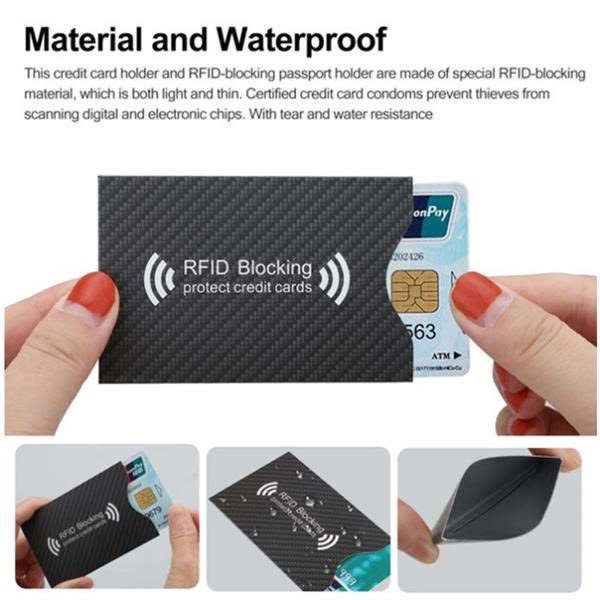 RFID Blocking Carbon Fiber Card Sleeves | Business Cards ...