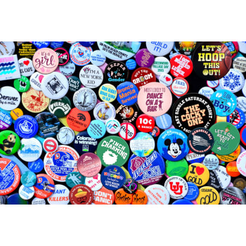 1 Inch Round Custom Buttons | Custom Buttons - 24HourWristbands.Com