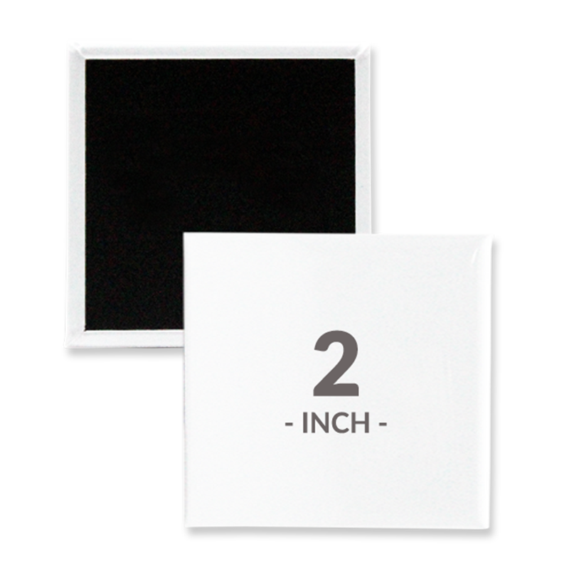2 Inch Square Magnet Buttons | Magnet Buttons - 24HourWristbands.Com