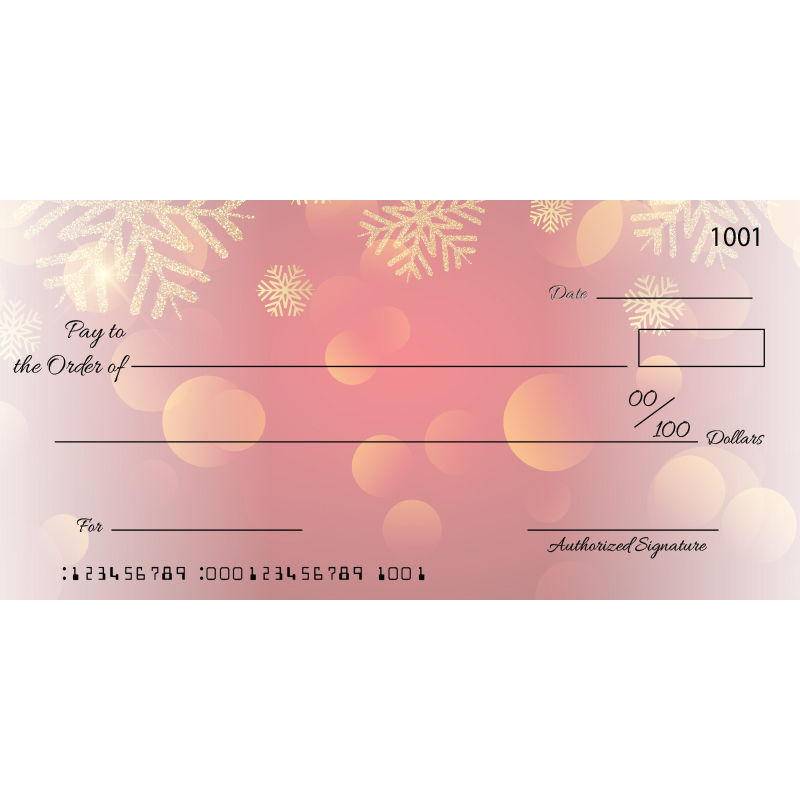 Custom Christmas Big Checks | Custom Themed Big Checks ...