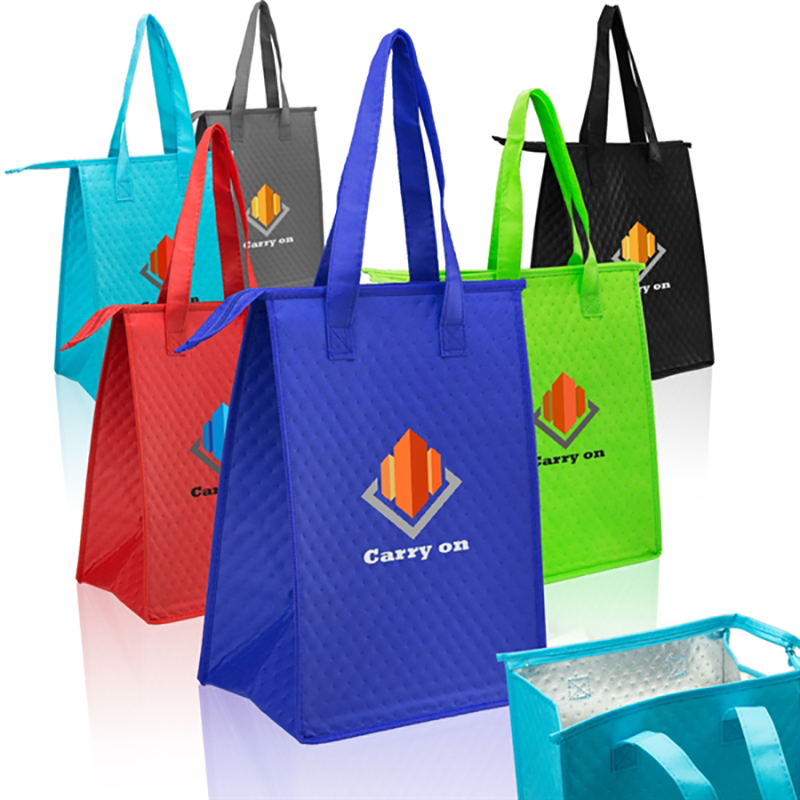 Full Color Zipper Insulated Lunch Tote Bags | Lunch Bags ...