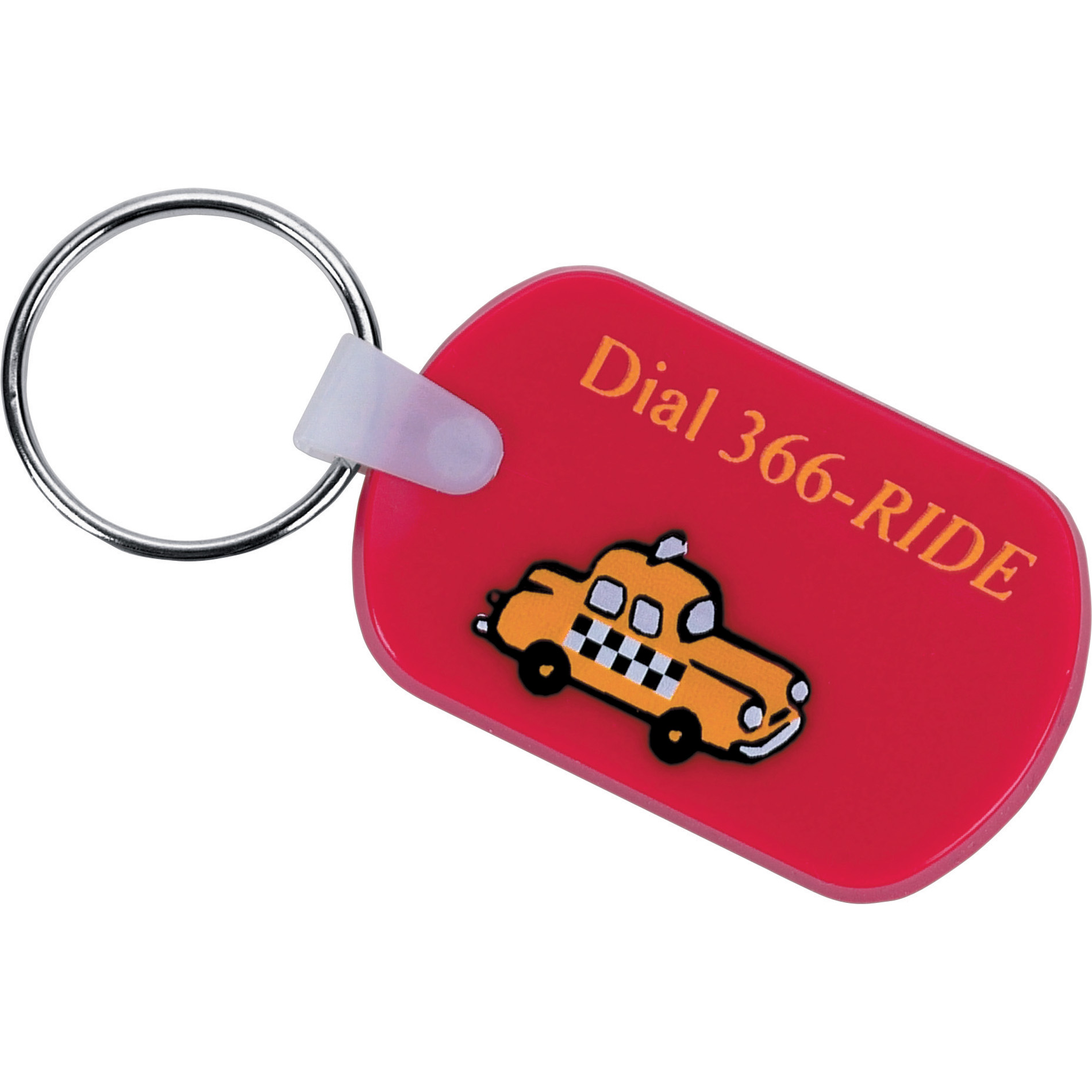 Rectangular Soft Key Tag | Key Tags - 24HourWristbands.Com