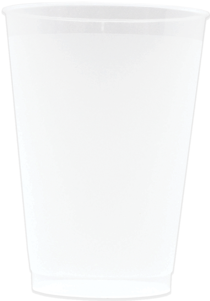 14oz Frosted Stadium Cups | Frosted Stadium Cups - 24HourWristbands.Com