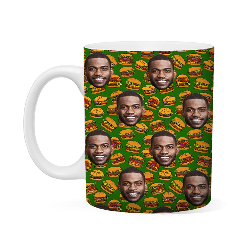 Custom Burger Mug | Food - 24HourWristbands.Com