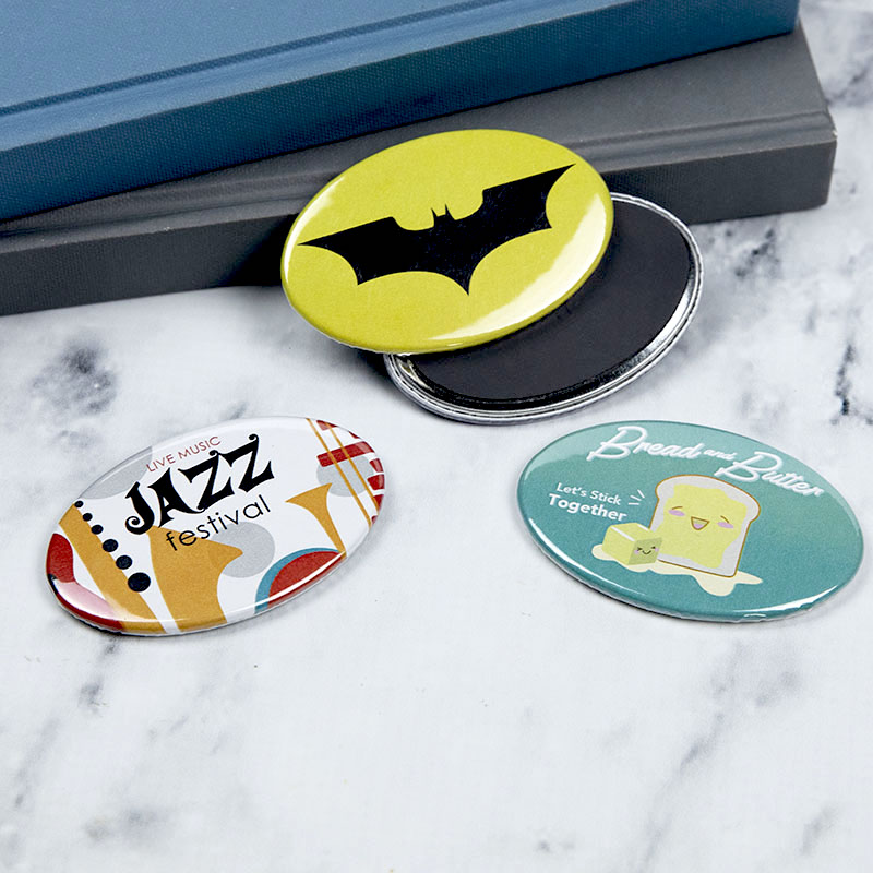 2.75 X 1.75 Inch Oval Magnet Buttons | Magnet Buttons ...