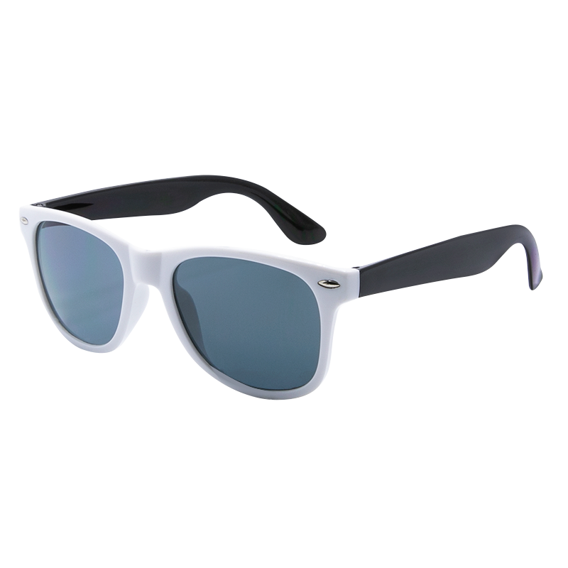 Custom White Frame Plastic Sunglasses | Sunglasses - 24HourWristbands.Com