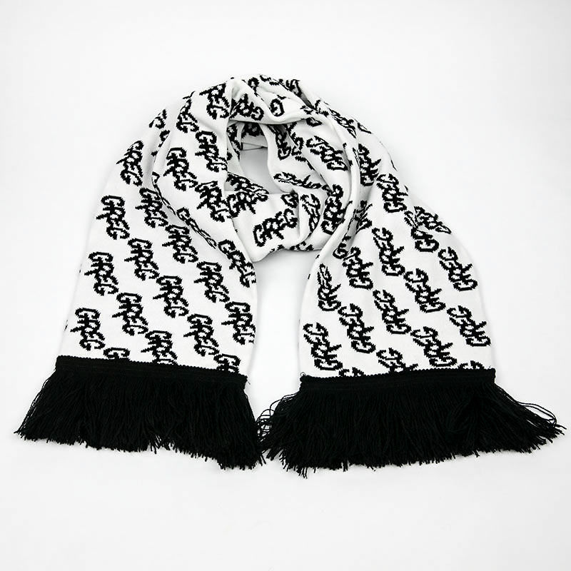 Custom Classic Knitted Scarves | Embroidered Apparels ...
