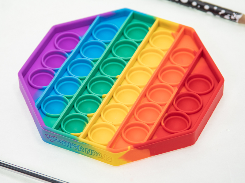 Custom Laser Engraved Silicone Push Pop Bubble Fidget Toys | Push Pop ...